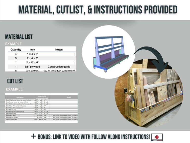 Rolling Lumber Rack Plans | Wilker Do's