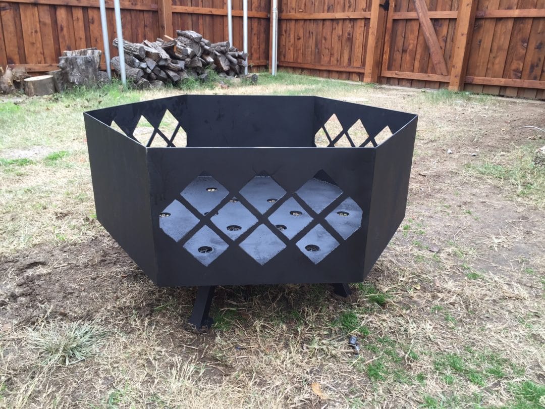 Making A Large Custom Steel Fire Pit | Wilker Do's