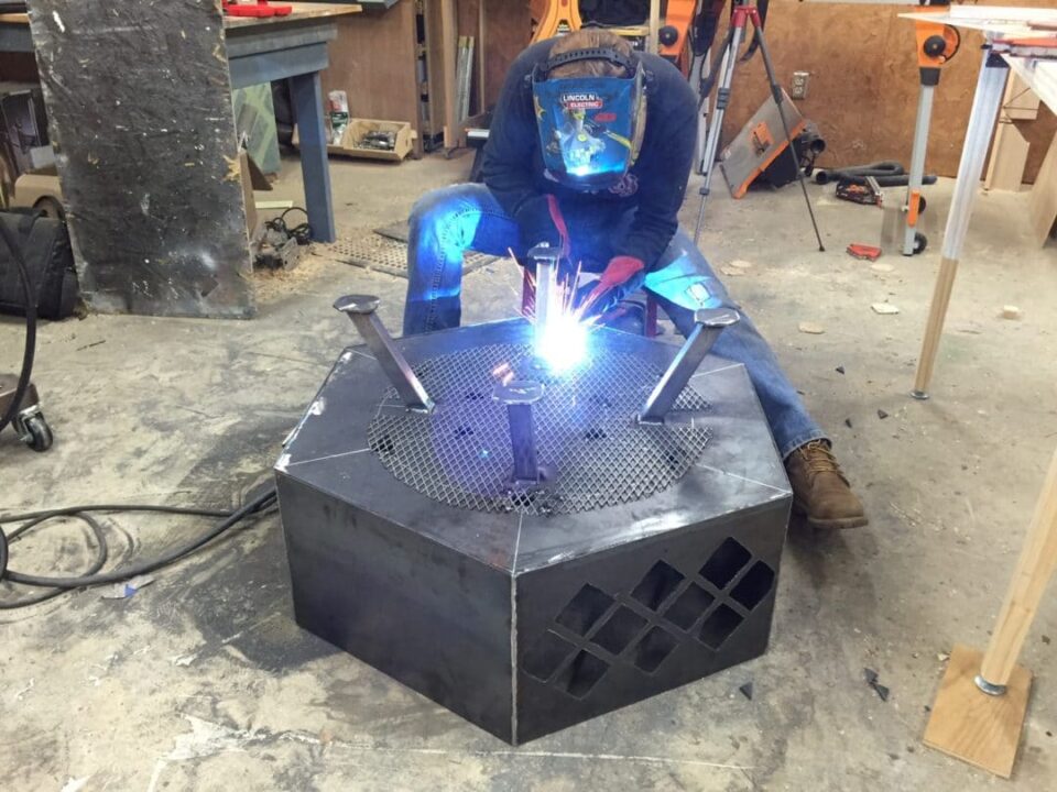 Making A Large Custom Steel Fire Pit | Wilker Do's