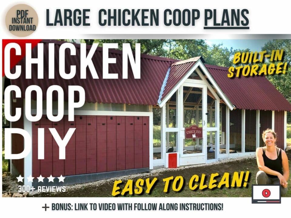 Large Chicken Coop Plans (With Storage) | Wilker Do's