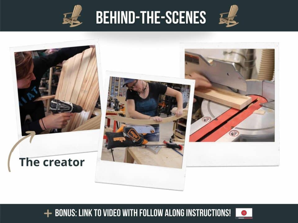 Rocking Adirondack Chair Templates | Wilker Do's